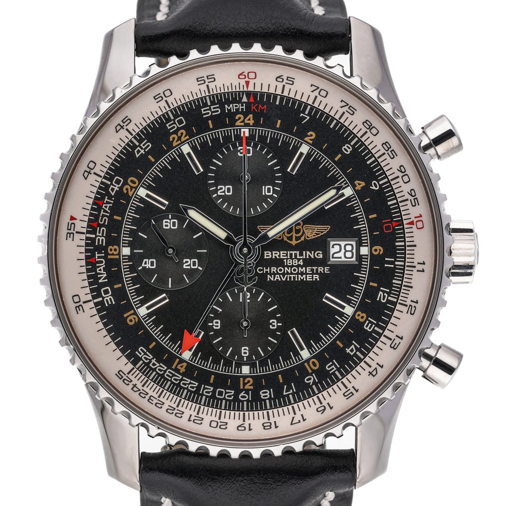 BREITLING NAVITIMER WORLD A24322 - SKU: 49044 - BQ Watches