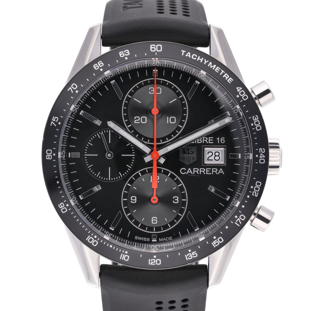 TAG HEUER CARRERA CALIBRE 16 CV201AK-8 - SKU: 50017 - BQ Watches
