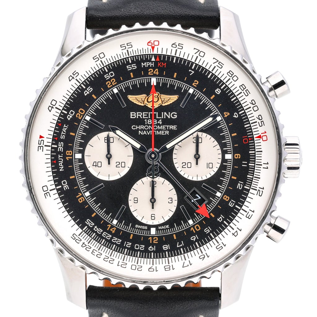 BREITLING NAVITIMER GMT AB044121.BD24.441X - SKU: 46541 - BQ Watches